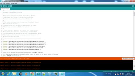 Error With Arduino Mega 2560 · Issue 1 · Telekomlibnbiot · Github