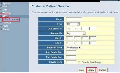 Port Forwarding SMC8014WN Router