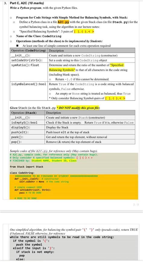 Solved 3 Part C A2c 10 Marks Write A Python Program