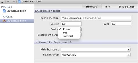 ios universal app release as iphone only stack overflow