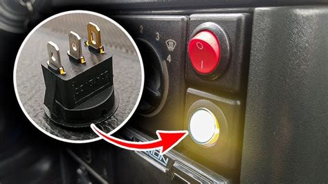 Кнопка с подсветкой 12в для авто схема подключения