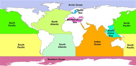 How Many Oceans Are There In The World