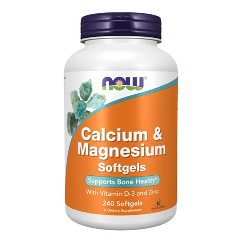 Calcium + Magnesium & Vitamin D-3 + Zink Now Foods - купить NOW Кальций ...