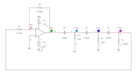 Rc Phase Shift Oscillator Using Op Amp Multisim Live