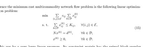 Structure Of The Minimum Cost Network Flow Problem Download Scientific Diagram