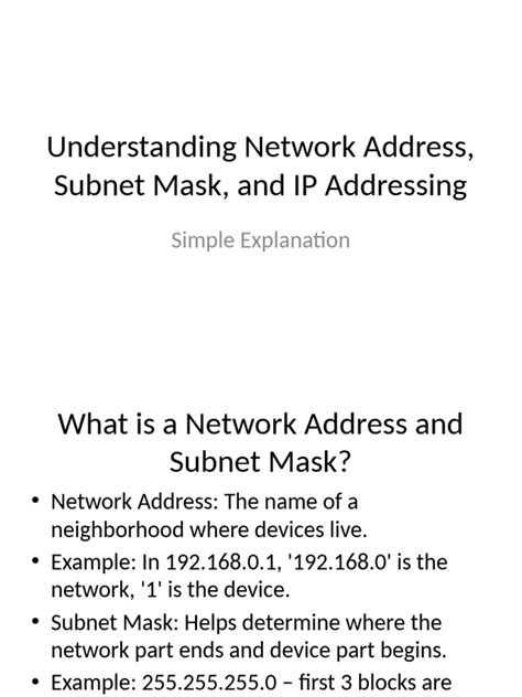 Network Subnetting Presentation Pdf