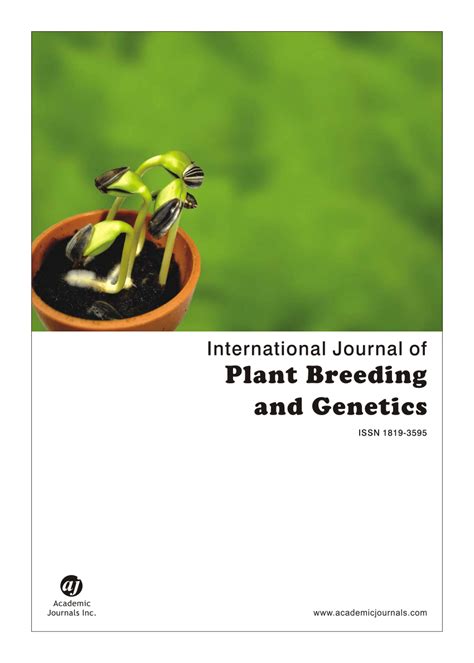 Pdf Advances In Quantitative Trait Loci Mapping And Importance Of