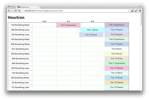 Kirks Ui Dev Blog Drag And Drop Scheduling Poc