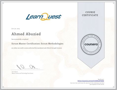 Ahmed Abuzied On Linkedin Scrummaster Certificationachieved Agilemethodologies