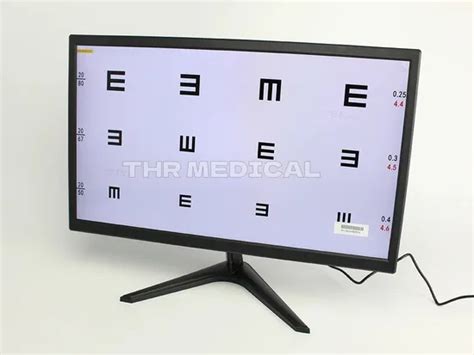 Ophthalmic LCD Visual Acurity Chart With Remote Control Optical Eye Testing Chart Visual