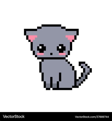 8 Bit Pixel Art Cat
