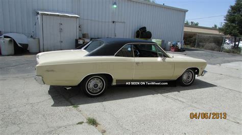 Chevelle Malibu Rare Factory Ordered Car With Ss Options Rust Car