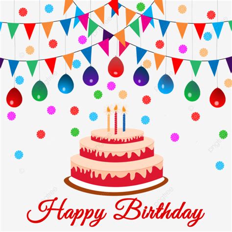 풍선 케이크 촛불 장식 요소를 편집하여 생일 축하합니다 생일 축하 해요 풍선 케이크 촛불 장식 요소 생신 Png 일러스트 및 Psd 이미지 무료 다운로드 Pngtree