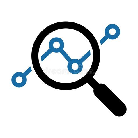 Analysis Icon Analytics Symbol Analyzing Vector Sign Marketing
