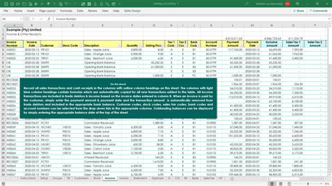 Stock Trading Excel Template
