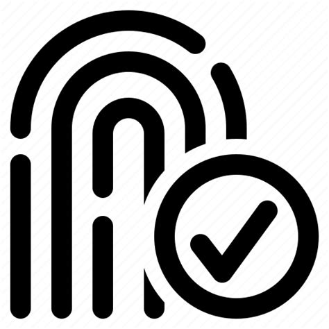 Fingerprint Approve Biometric Identification Touch Id Approved Icon Download On Iconfinder