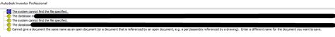 The System Cannot Find The File Specified When Saving In Inventor