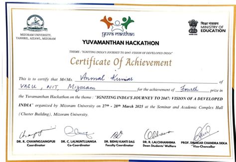 hackathon frontenddevelopment innovation tech yuvamanthan anmol