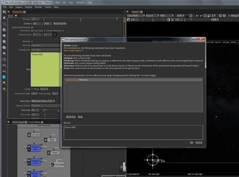 timecode burn in for natron openvisual fx