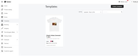 Creating Products From Template Gelato API Documentation