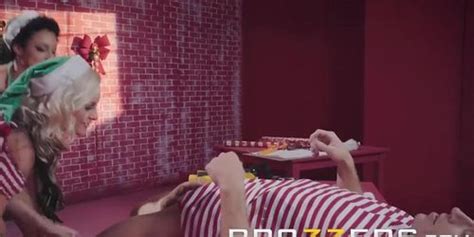 Brazzers Two Naughty Elves Love Big Cock