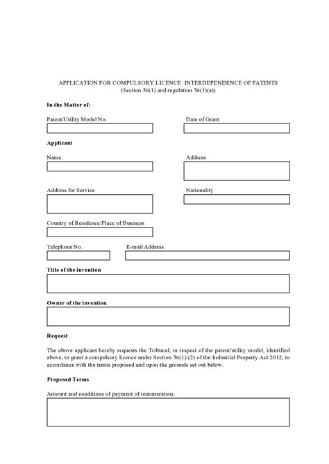 Patent Application Example