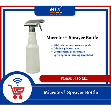 Microtex Mtx Foam Sprayer Bottle 480ml Foam Spray Bottle Shopee