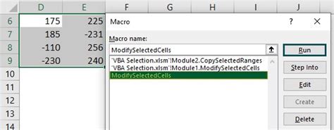 Vba Selection In Excel Examples How To Use Selection Property