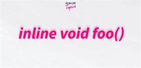 What Is An Inline Function In C