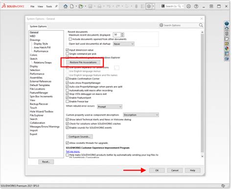 Restore File Associations In Solidworks