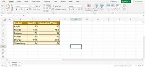 How To Interpolate Missing Values In Excel Sheetaki