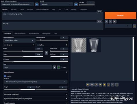 一个神器！sd Forge Layerdiffuse 知乎