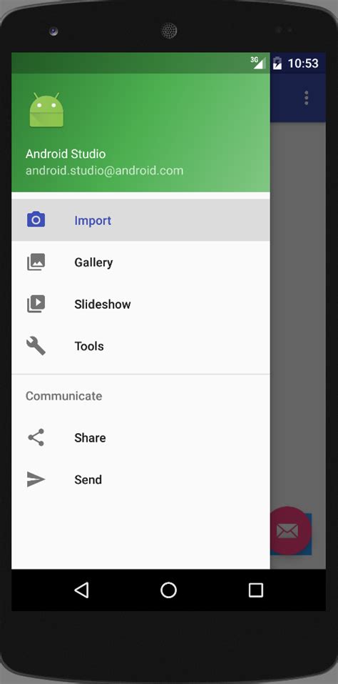 Code Workshop Navigation Drawer 側邊選單教學 Partiii