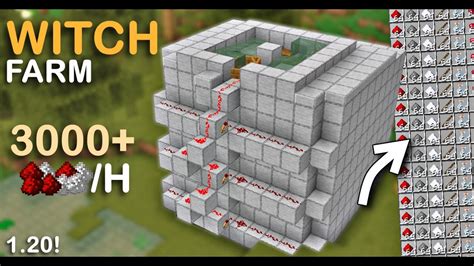 Best Redstone Farm 3000 H Minecraft 1 20 Tutorial How To Youtube