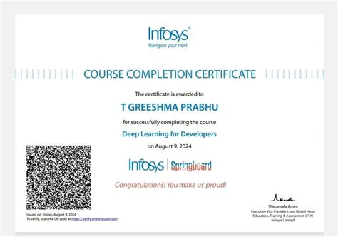 Greeshma Prabhu On Linkedin Ai Ml Deeplearning Learningjourney