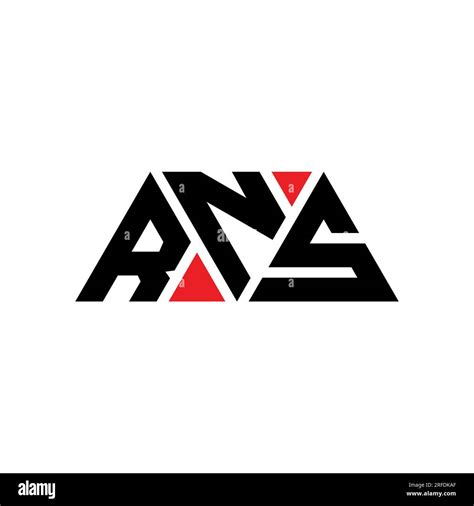 Rns Triangle Letter Logo Design With Triangle Shape Rns Triangle Logo Design Monogram Rns