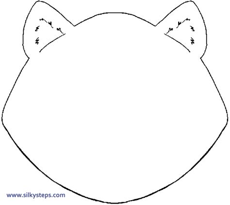 Cat Face Stencil