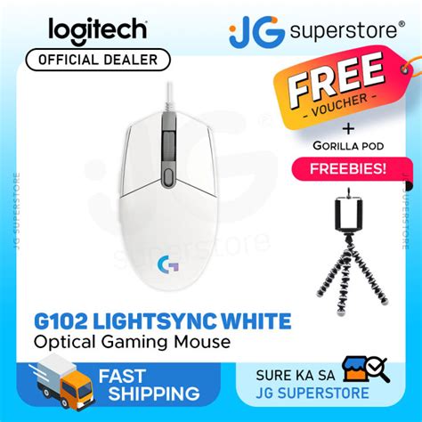 Logitech G102 Wired Lightsync Rgb Optical Gaming Mouse With 8000 Dpi 16 8m Led Colors And