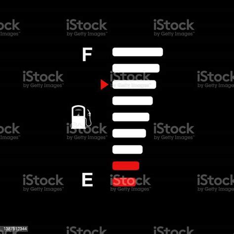 가스 가솔린 가솔린 디젤 레벨 카운트에 대한 연료 지표 연료 게이지 저울 아이콘 연료 소비를 측정하고 가스 탱크의 충만함을 제어하기 위한 자동차 게이지 성능 측정 벡터 연료