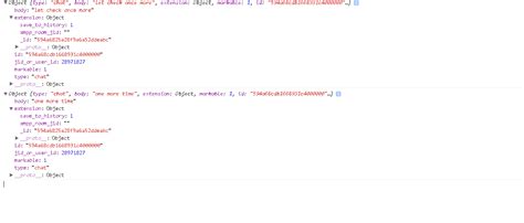 quickblox messages are not getting saved to history the messages are delivered to other user but