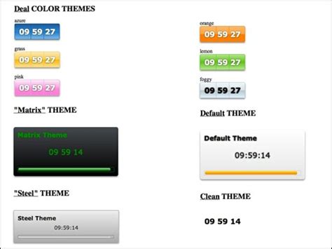 20 Cool Jquery Countdown Scripts And Plugins Pixelstech