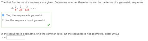 Solved The First Four Terms Of A Sequence Are Given Chegg