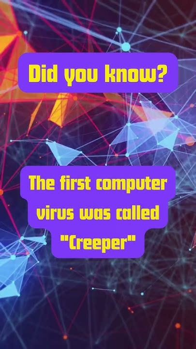 Tech Fact Computer Virus Tech Facts Techfacts Shorts Youtube