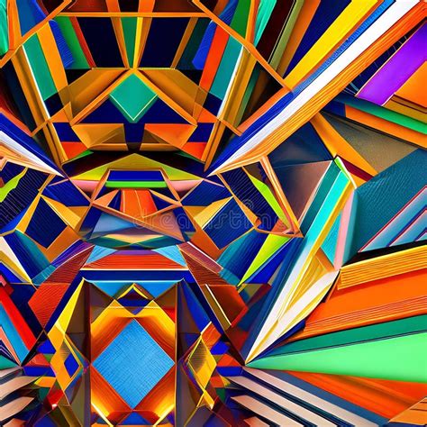 1833 Abstract Geometric Art An Artistic And Modern Background Featuring Abstract Geometric Art