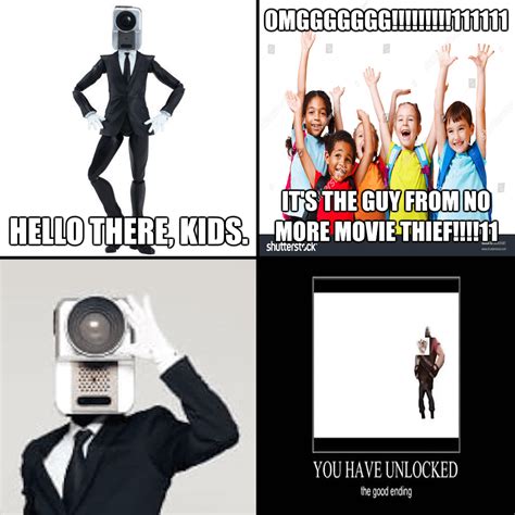 Theyre Just People With Cameras For Heads Whats Wrong With That 🙂🙂🙂🙂🙂🙂 Rskibiditoilet