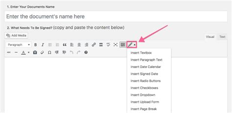 How To Add Signer Input Fields Wp E Signature Support And Documentation