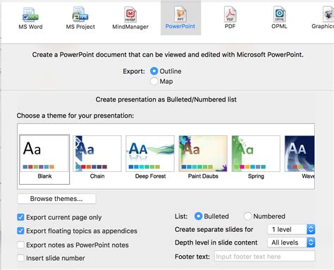 How To Export Mindmap To Word