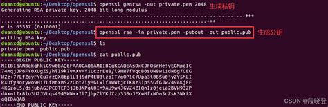 5 Openssl命令行之genrsarsa生成公私钥openssl生成公钥和私钥 Csdn博客