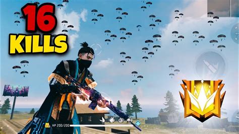 Duo Vs Squad Free Fire Crazy Kills 1 Vs 4 16 Kills Garena Free