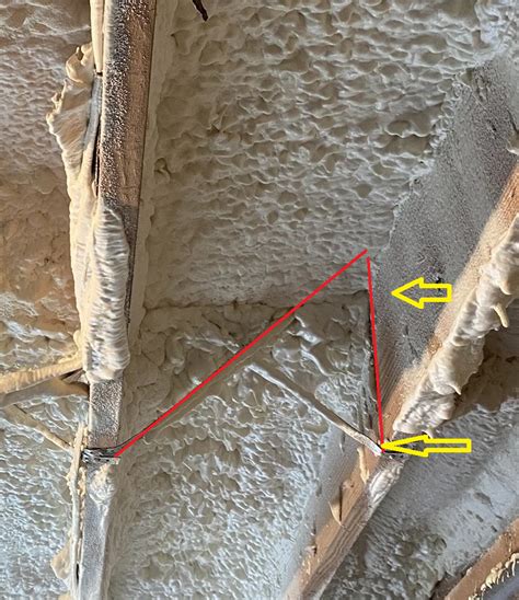 Inconsistent Spray Foam DIY Home Improvement Forum